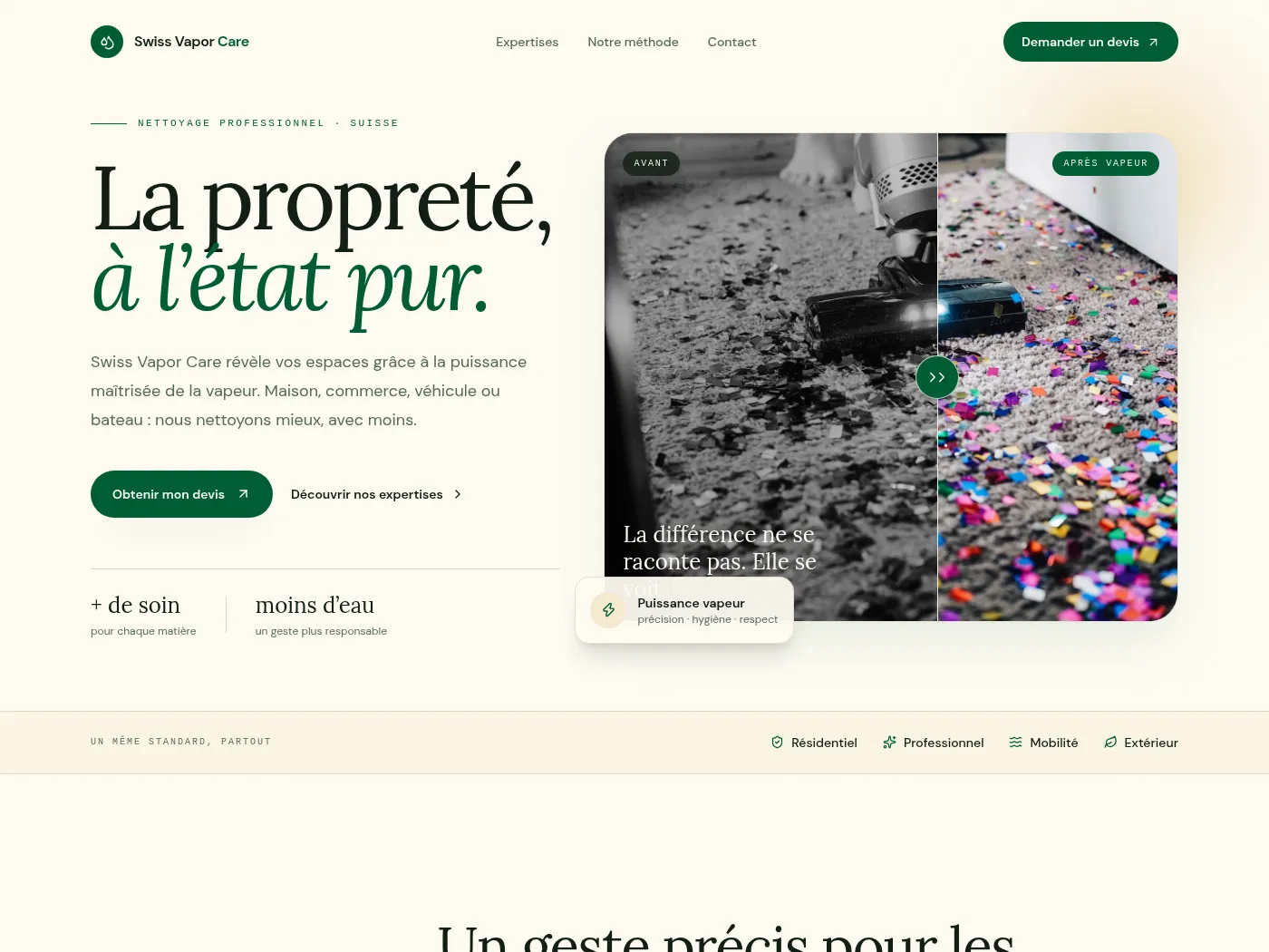 Swiss Vapor Care Site