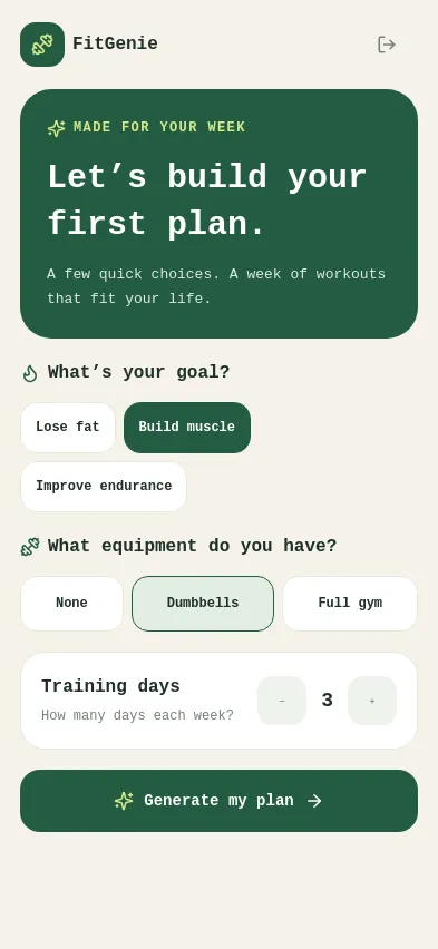 FitGenie