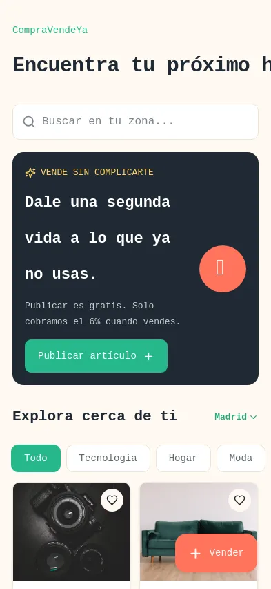 CompraVendeYa Marketplace