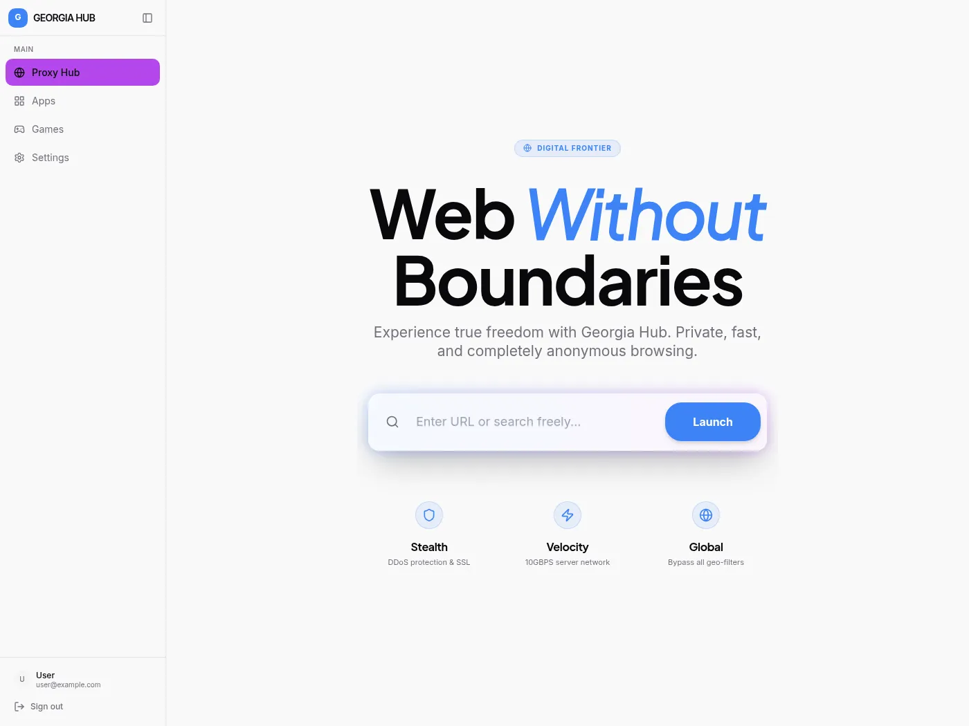 Georgia Hub Proxy Portal