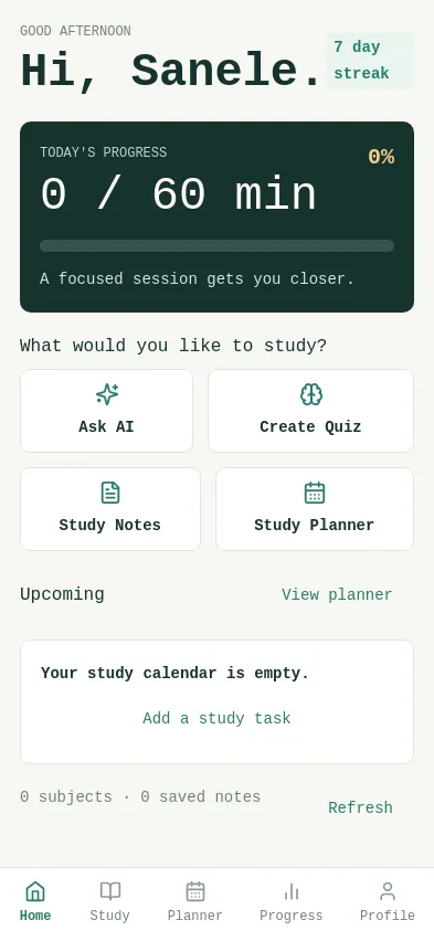 StudyMate AI Mobile