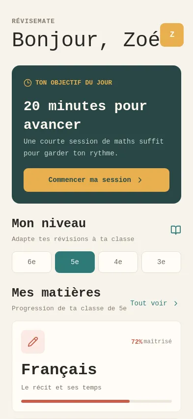 RéviseMate Mobile