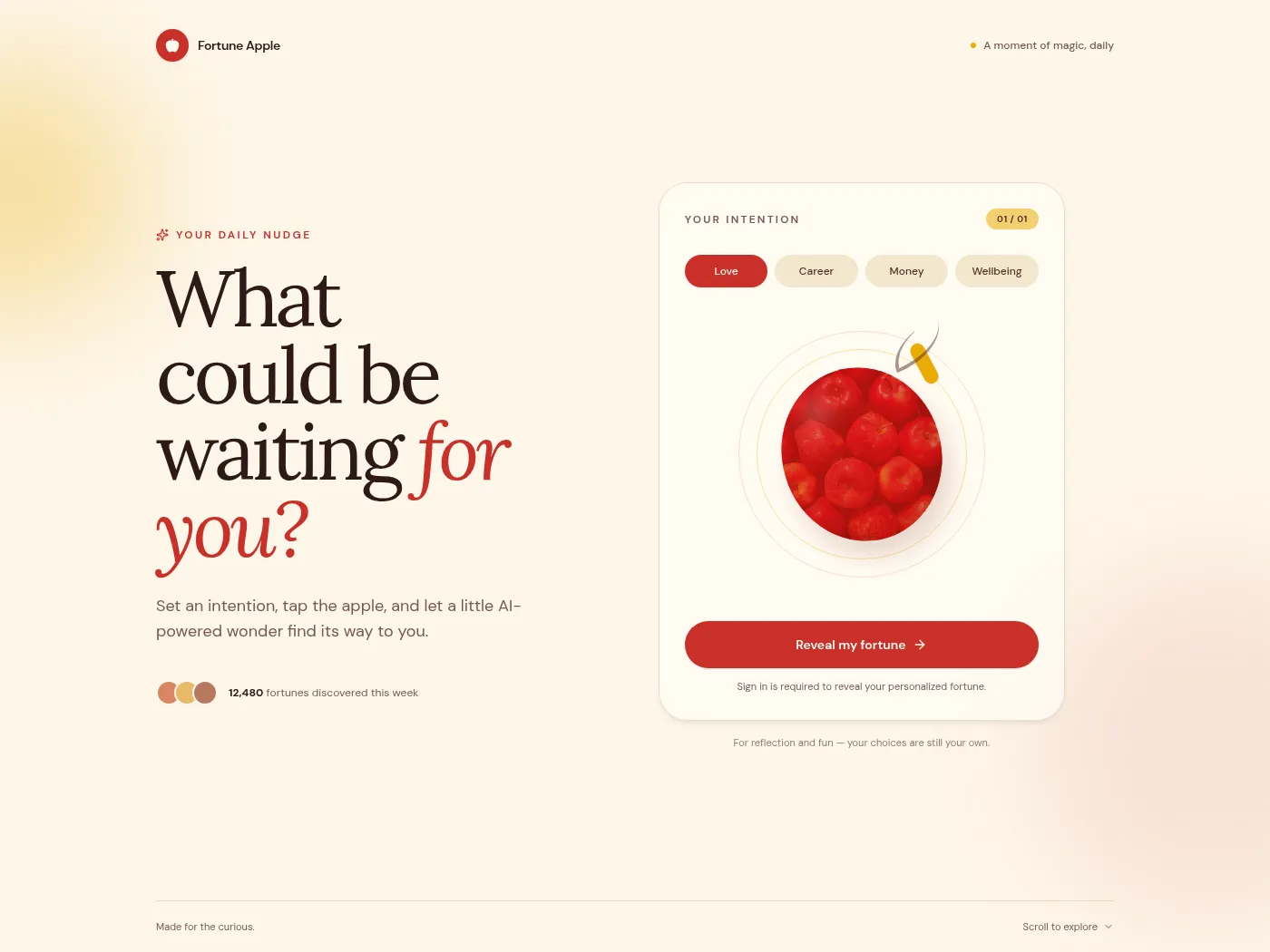 Fortune Apple Predictor