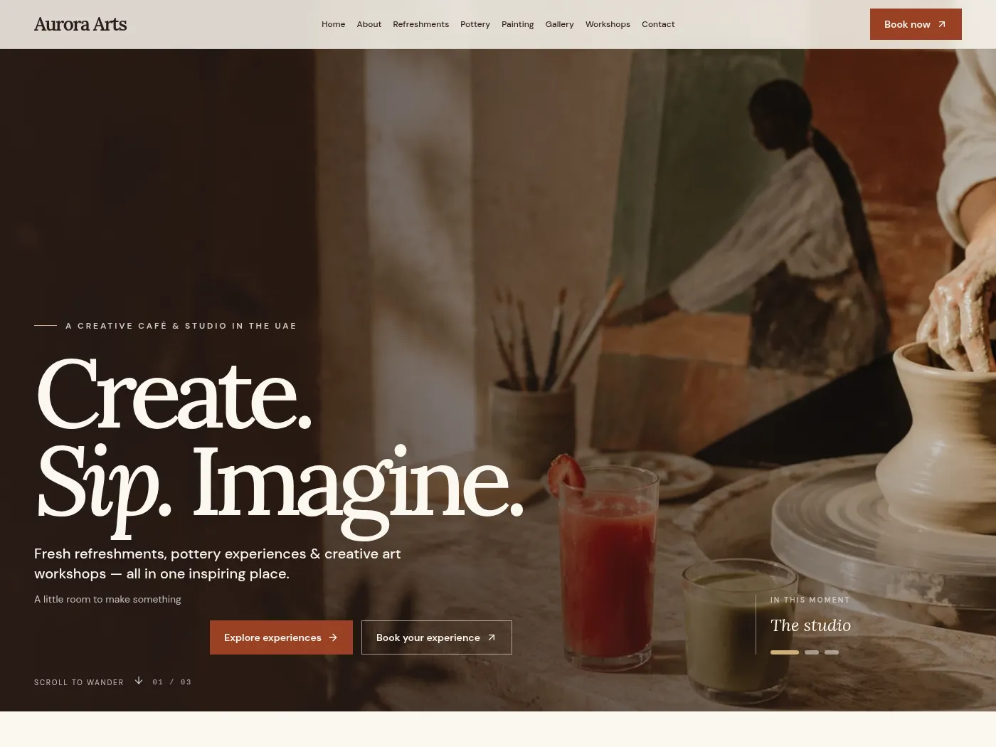 Aurora Arts Experience Site