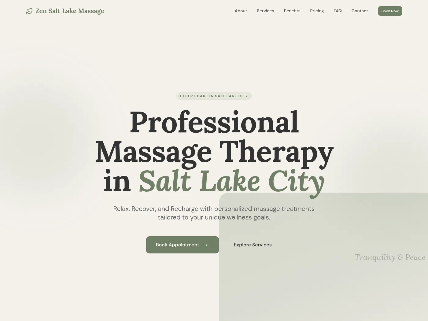 Zen Salt Lake Massage