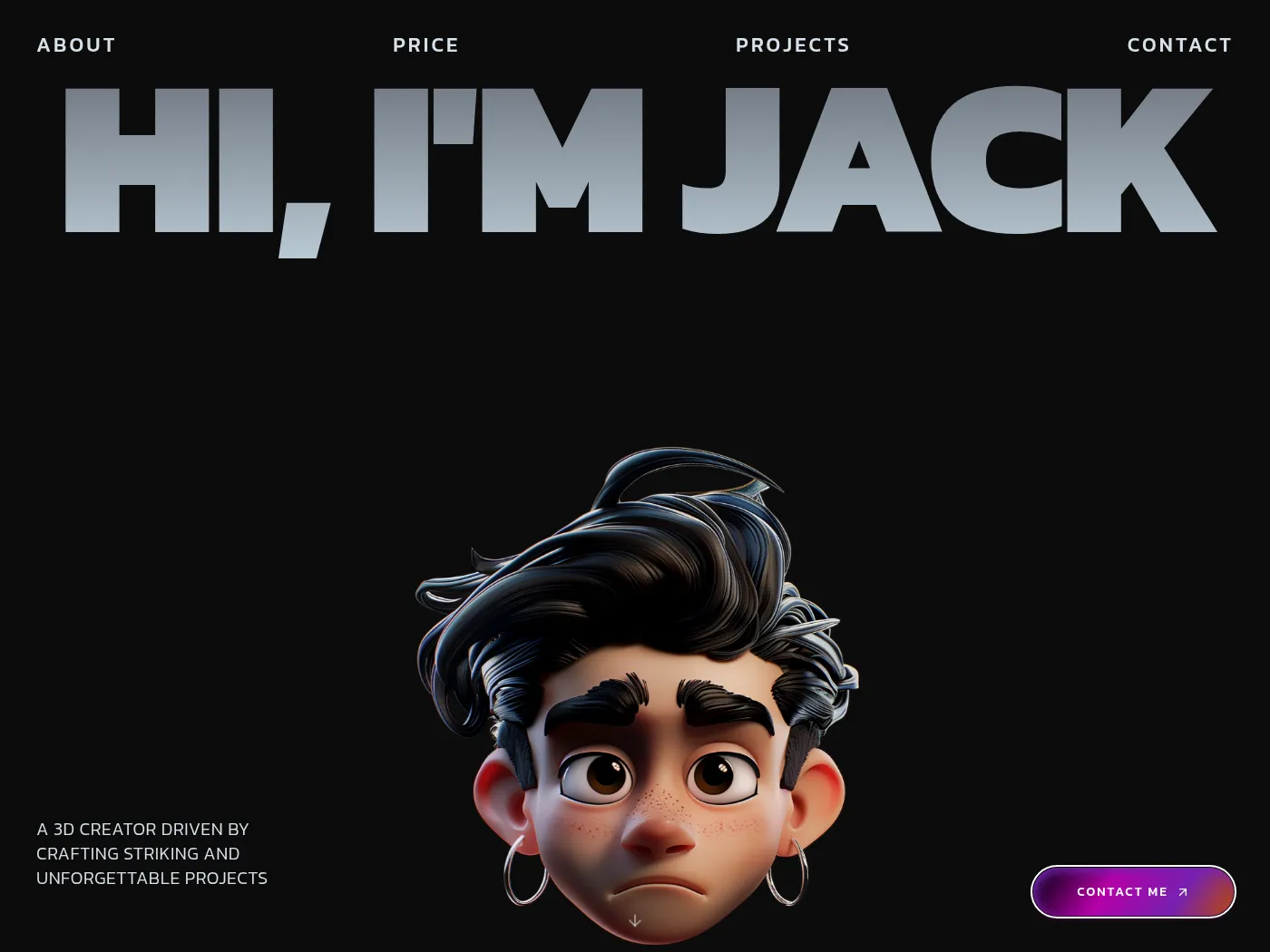 Jack 3D Creator Portfolio