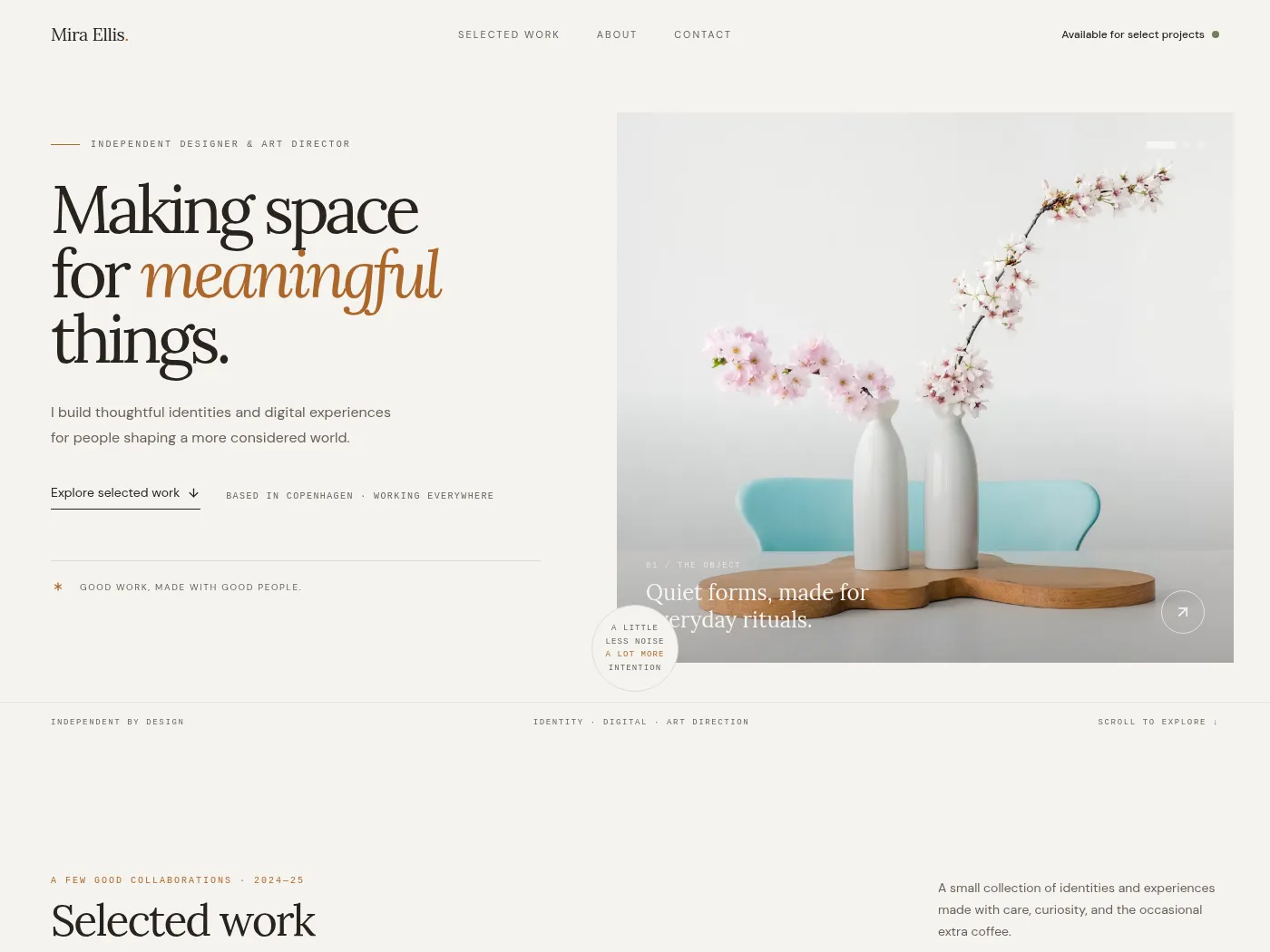 Profile Showcase Website