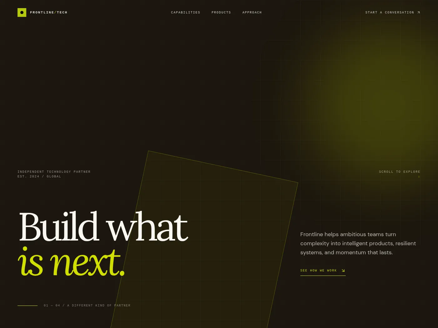 Frontline Interactive Site
