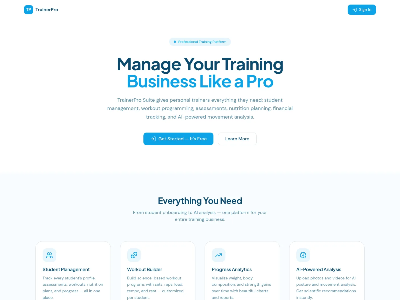 TrainerPro Suite