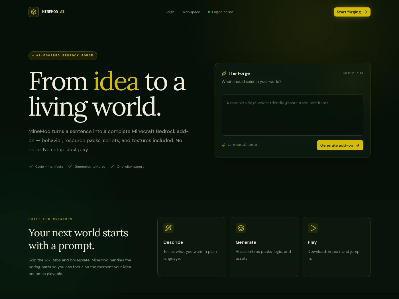 MineMod AI Studio