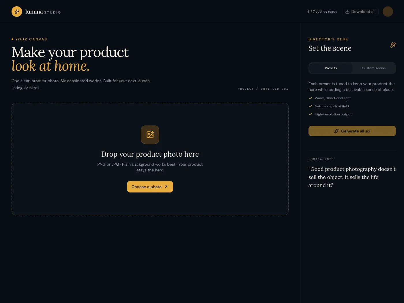 AI Product Photo Studio