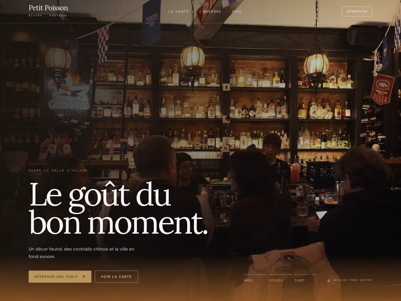 Petit Poisson Bistro Site
