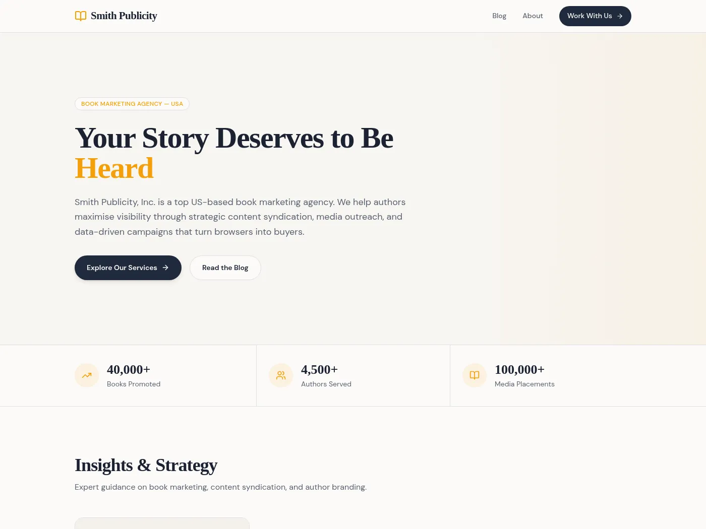 Smith Publicity Blog Site