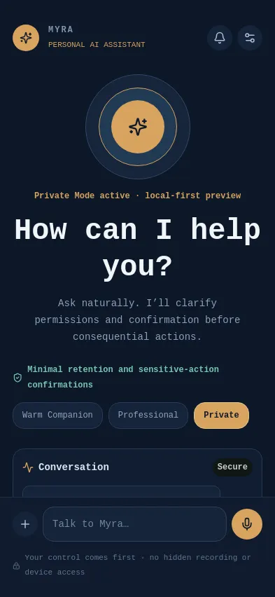 MYRA AI Assistant