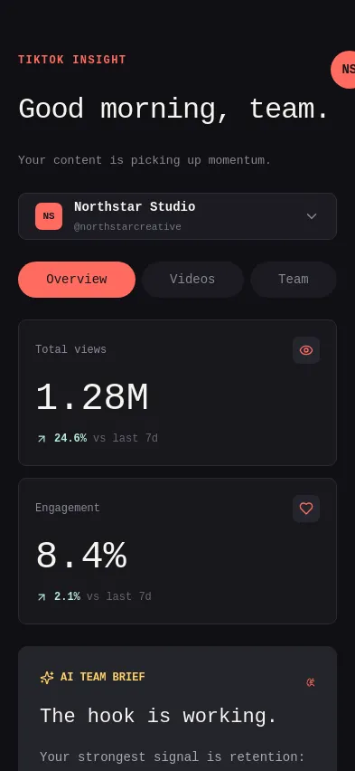 TikTok Insight Generator