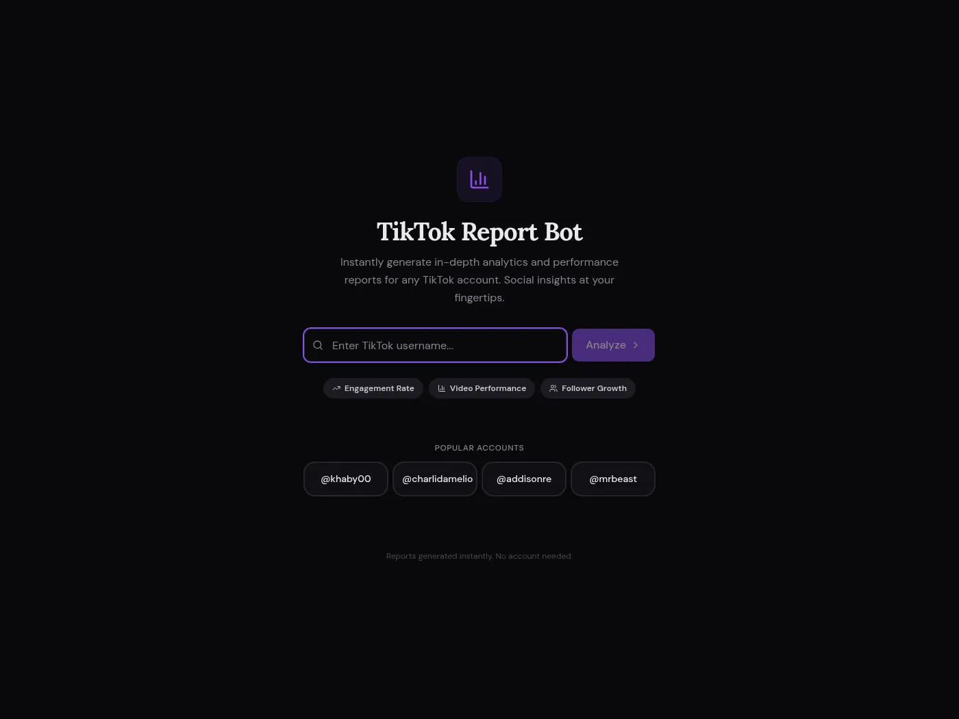 TikTok Report Bot