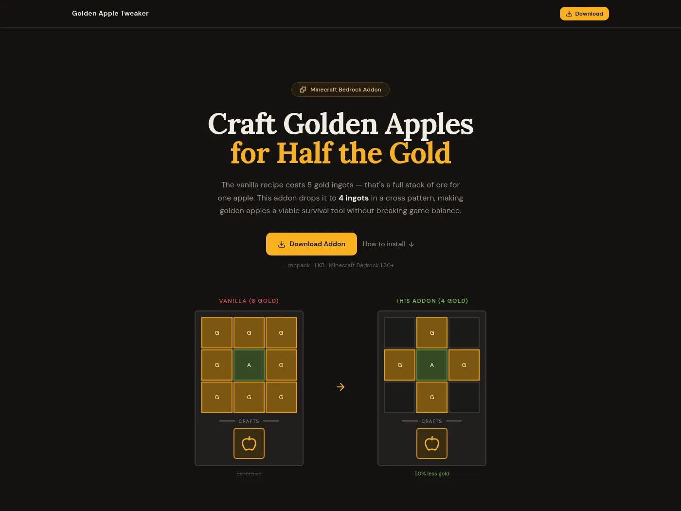 Golden Apple Tweaker