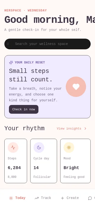 HerSpace Wellness Hub