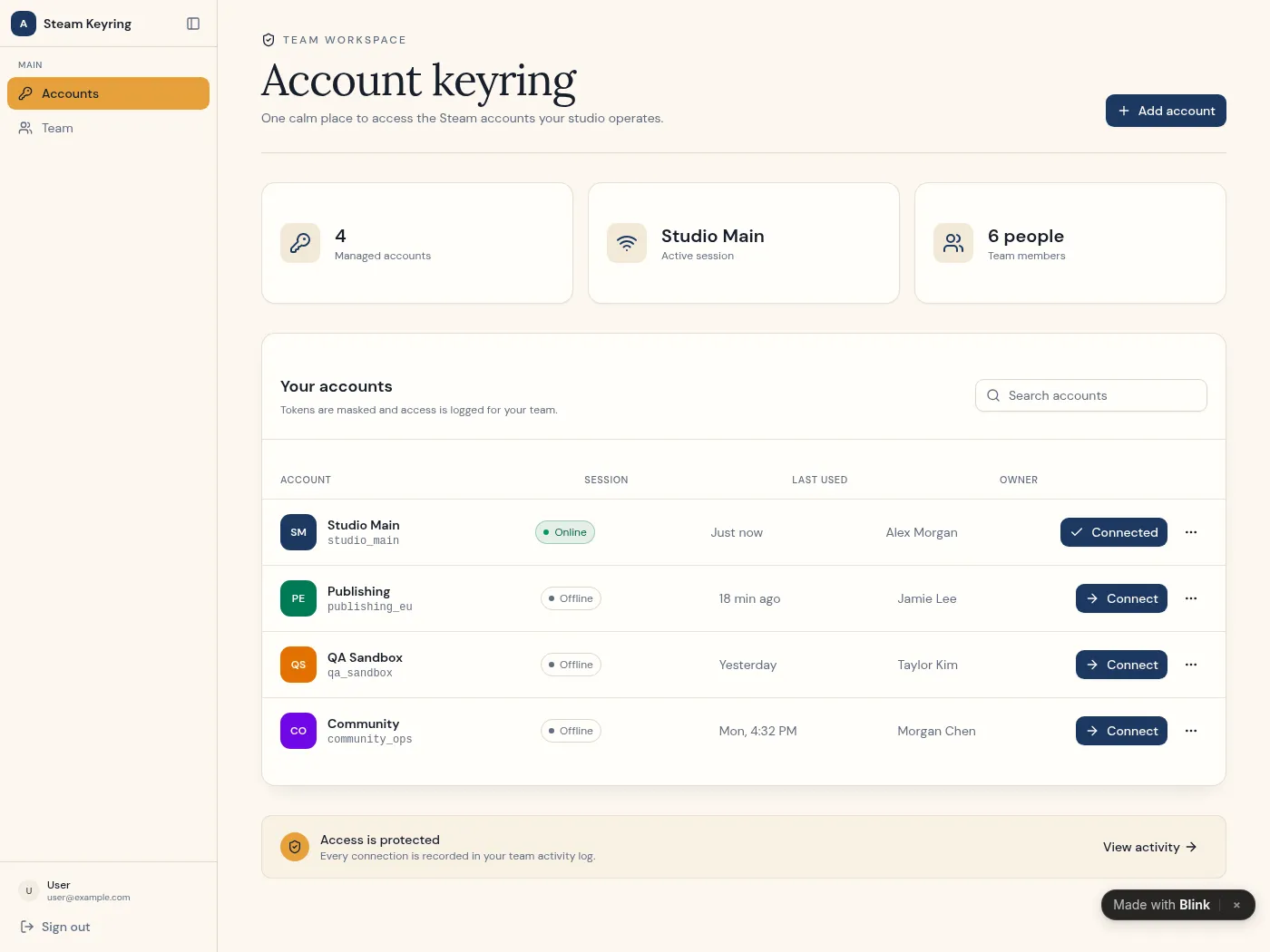 Steam Login Manager