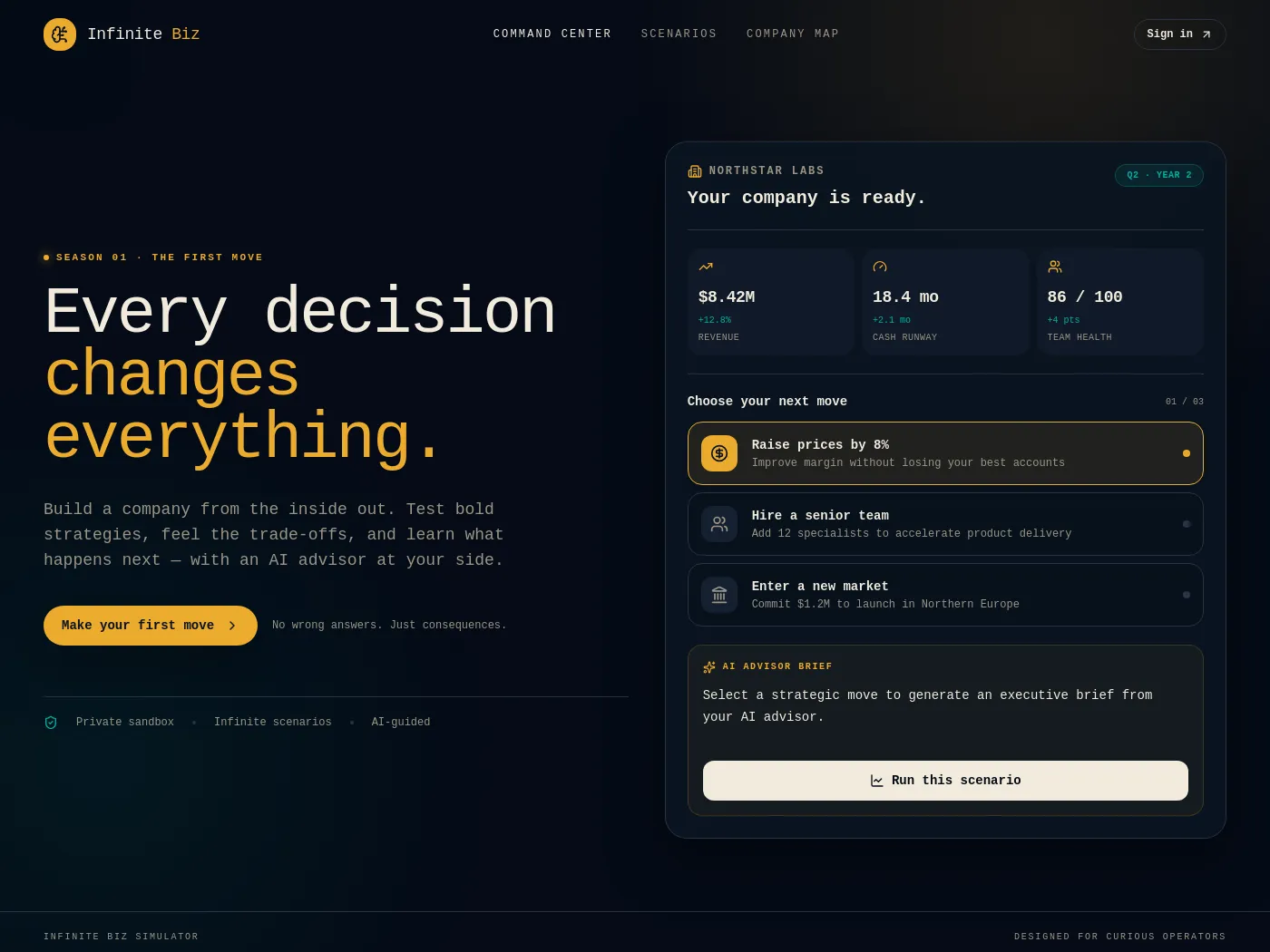 Infinite Biz Simulator