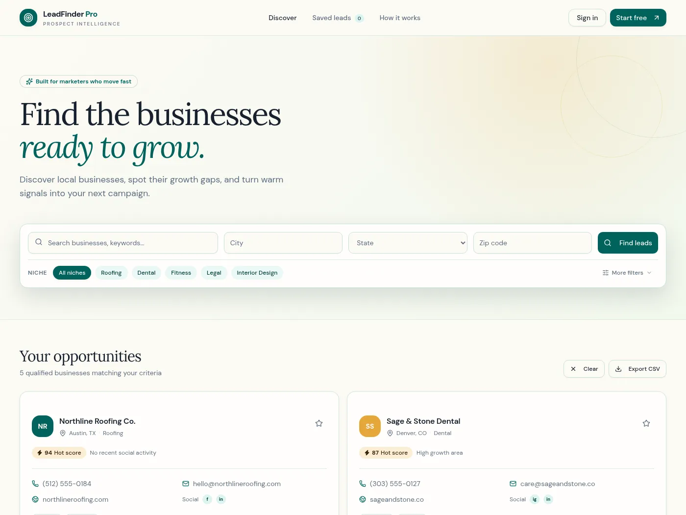 LeadFinder Pro