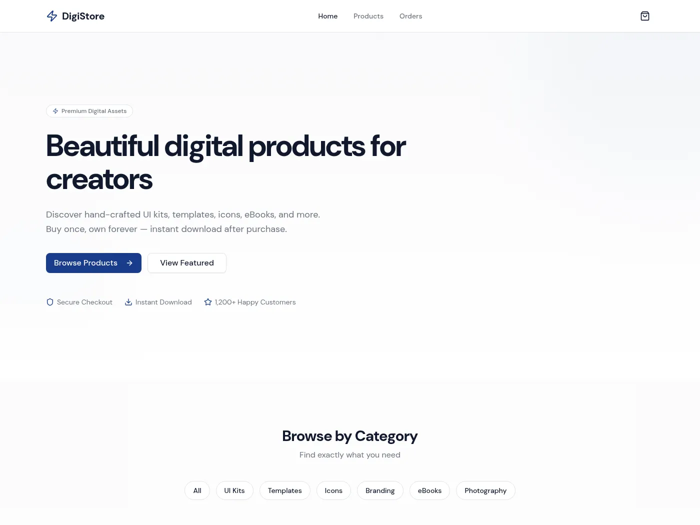 Digital Web Store
