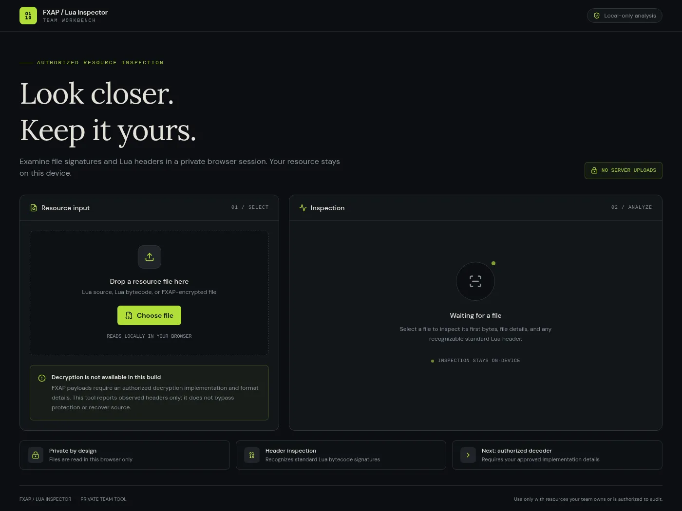 FXAP Decrypt Tool