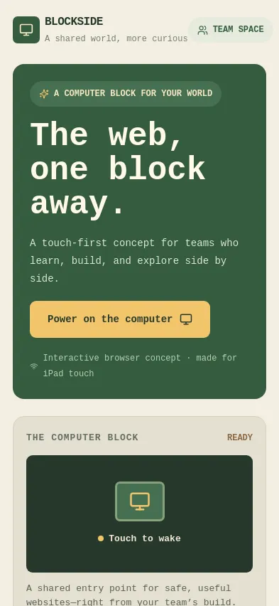 iPad Minecraft Browser Block