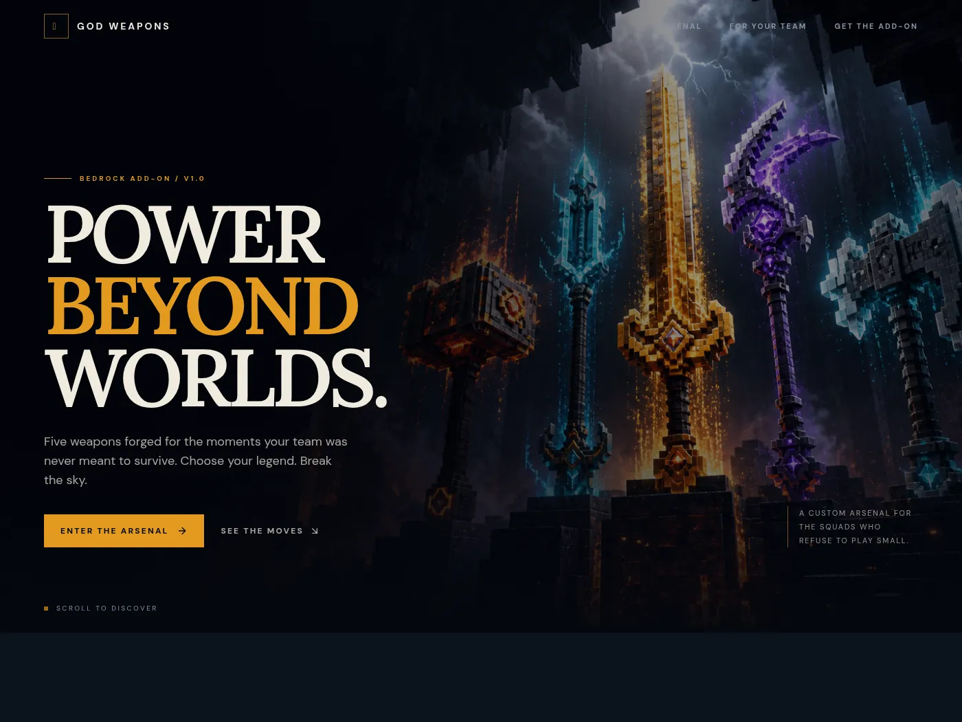 God Weapons Add-On