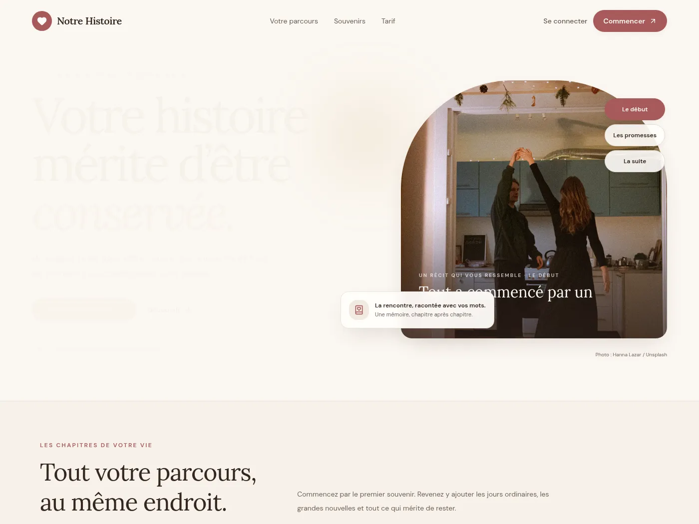 Notre Histoire Family Vault