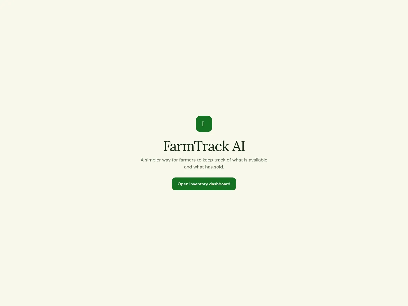 FarmTrack AI