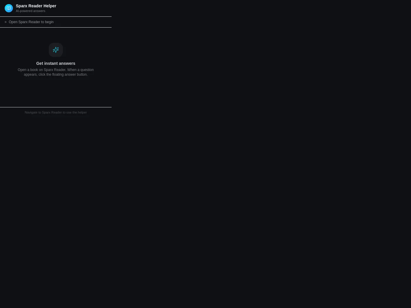 Sparx Reader Helper