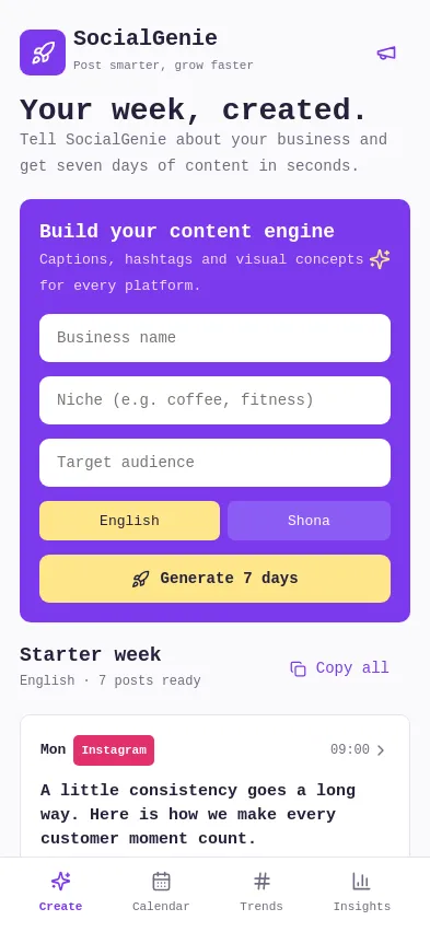 SocialGenie