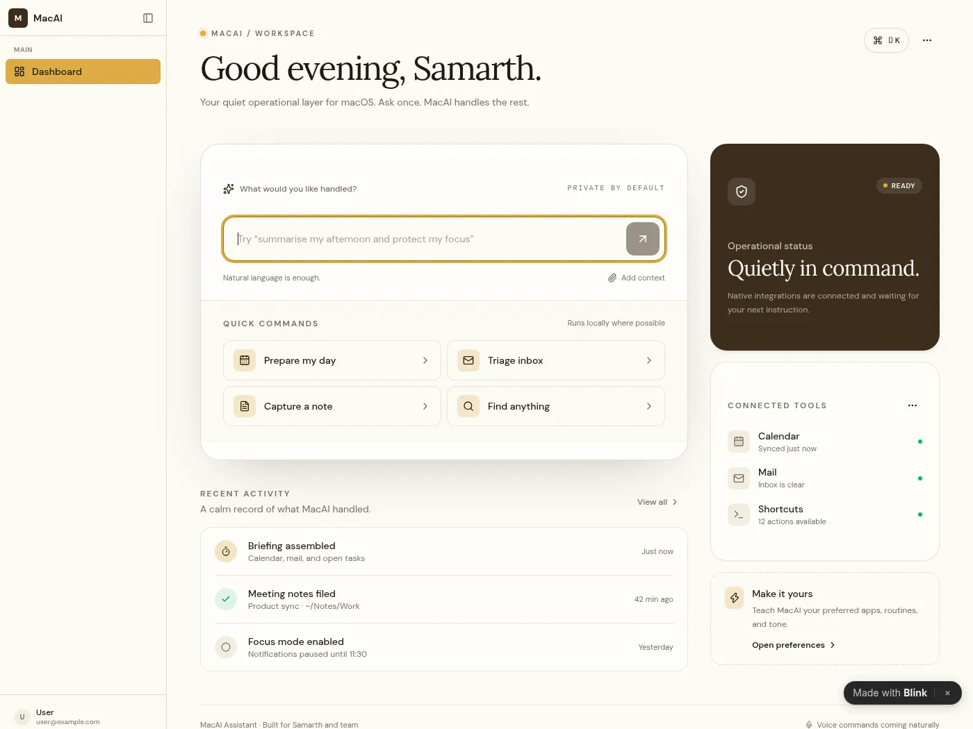 MacAI Assistant