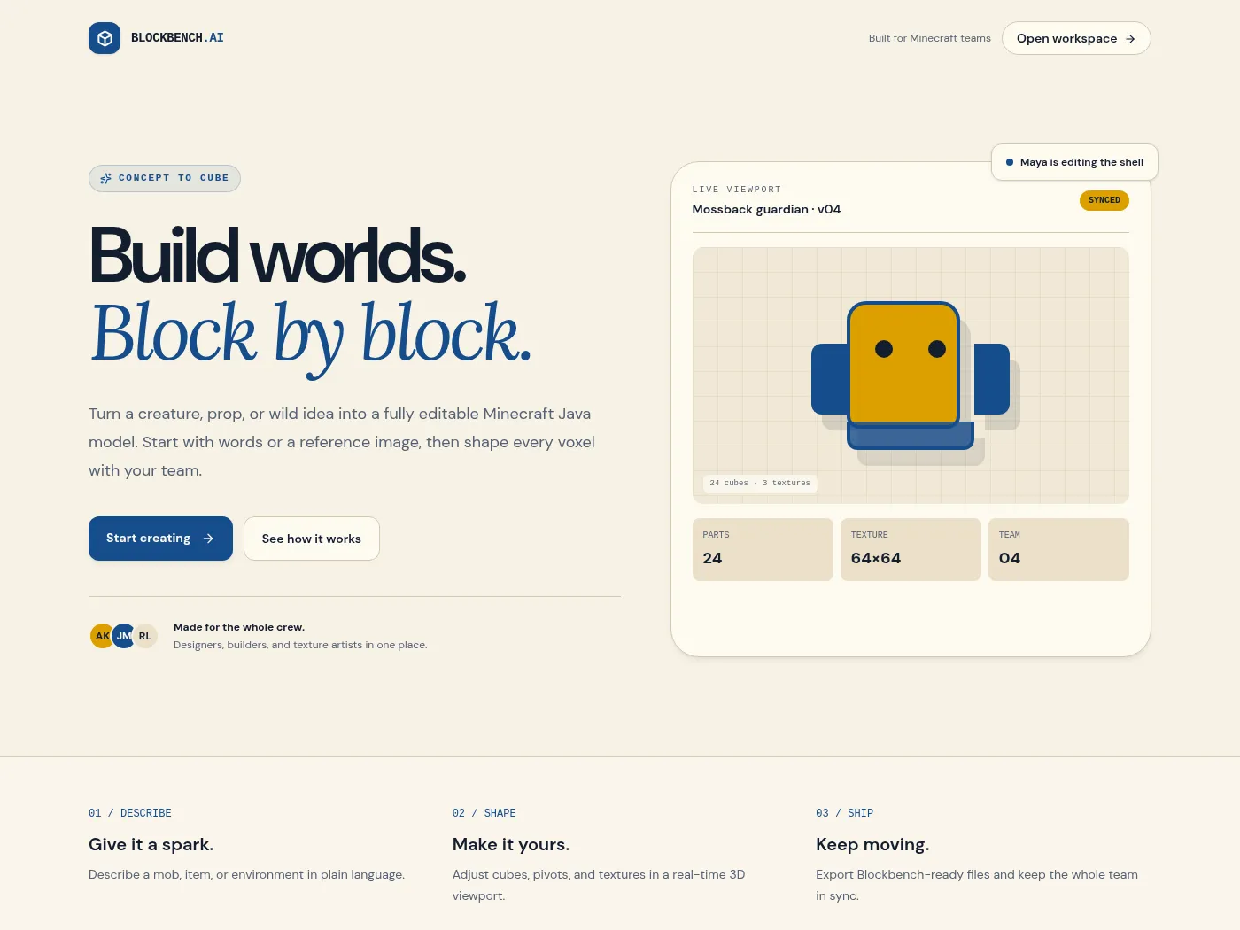 Blockbench AI Creator