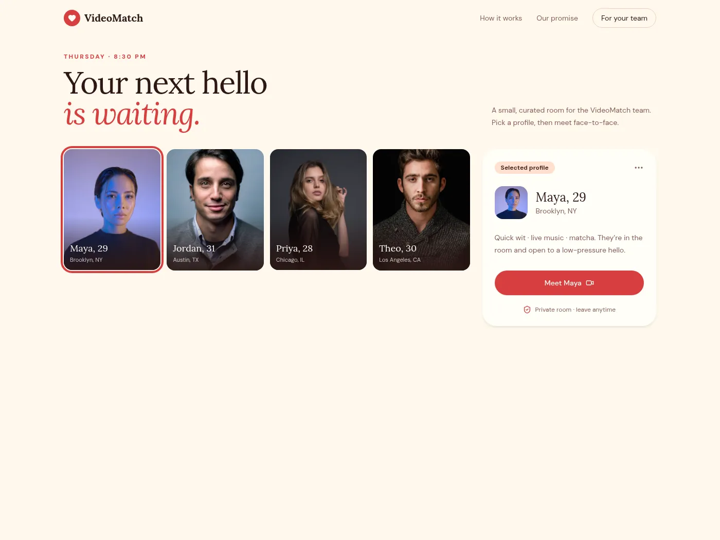 VideoMatch Live Dating