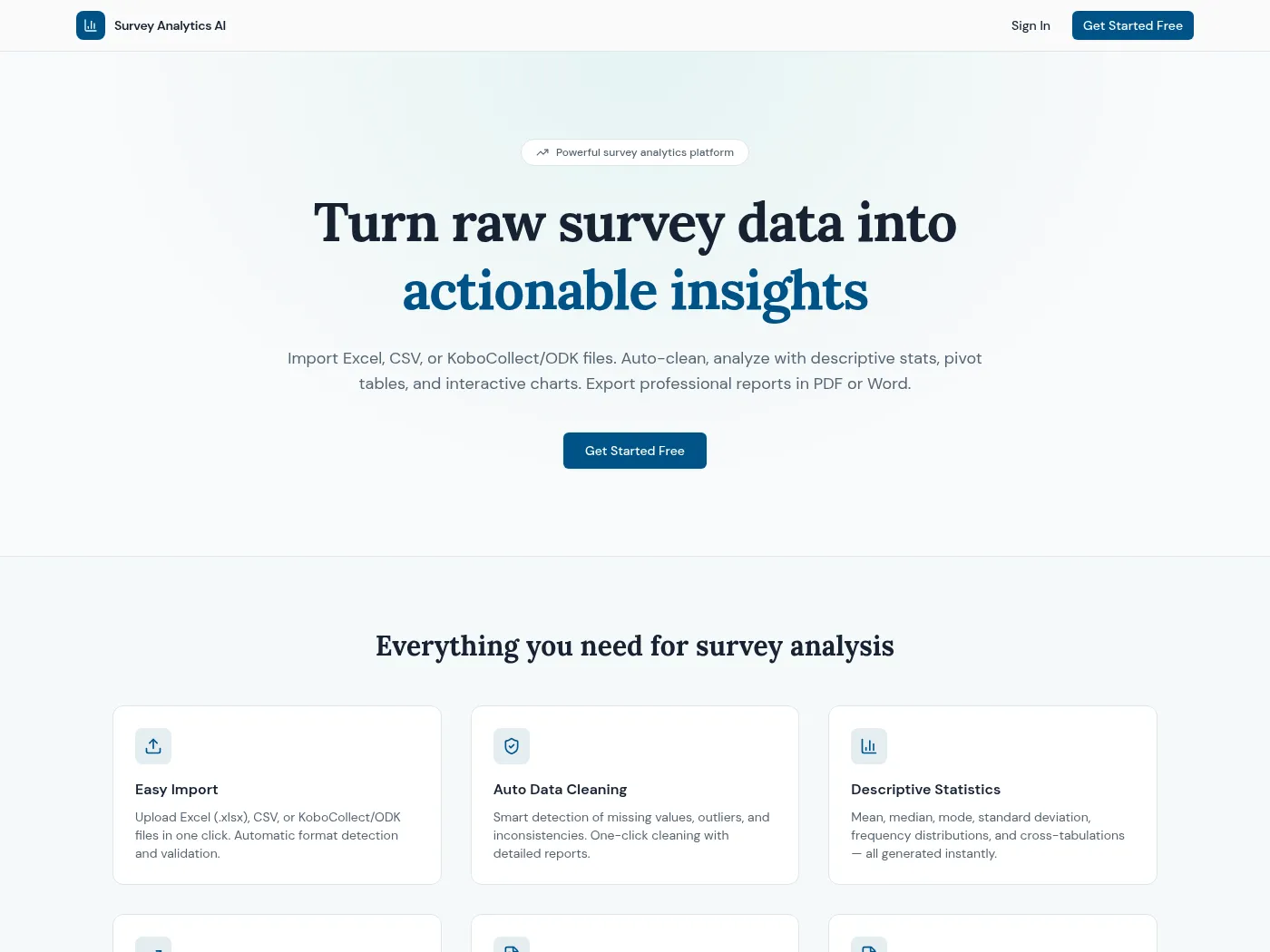 Survey Analytics AI