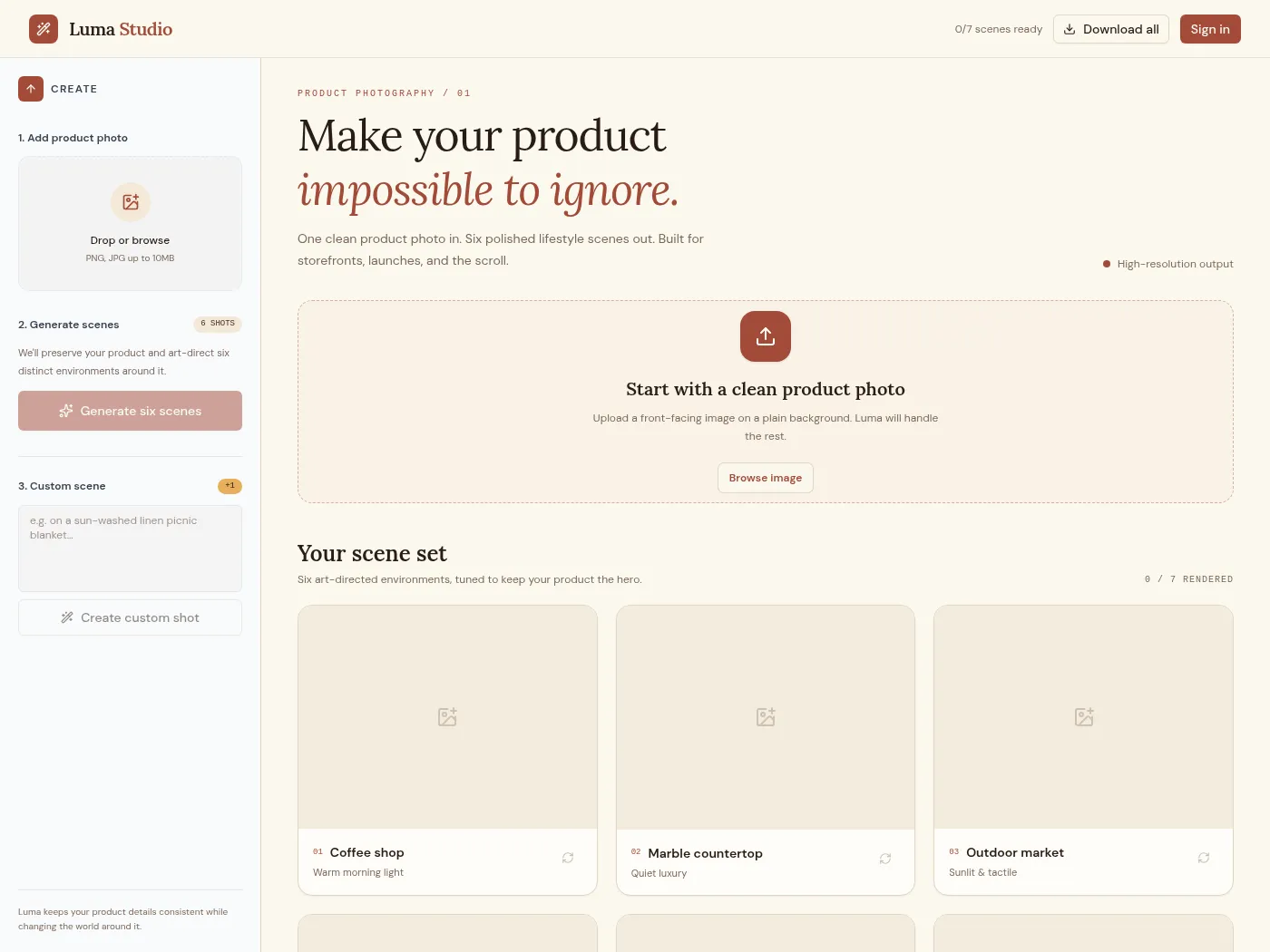 AI Product Photo Studio