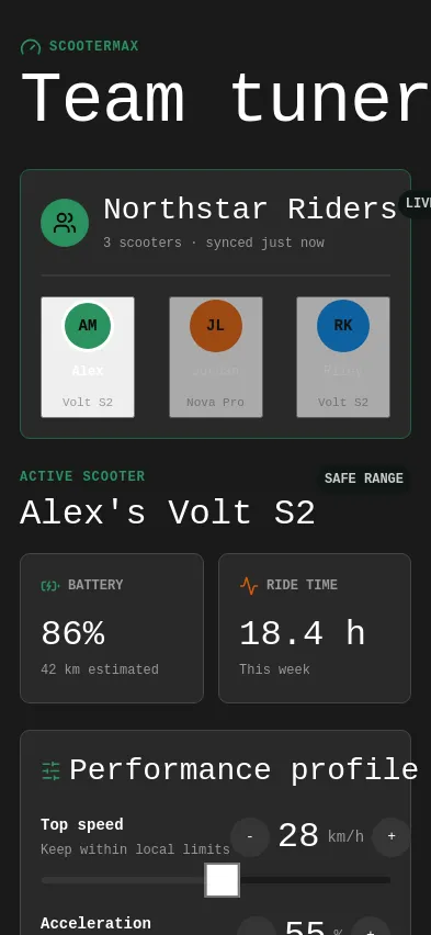 ScooterMax Tuner