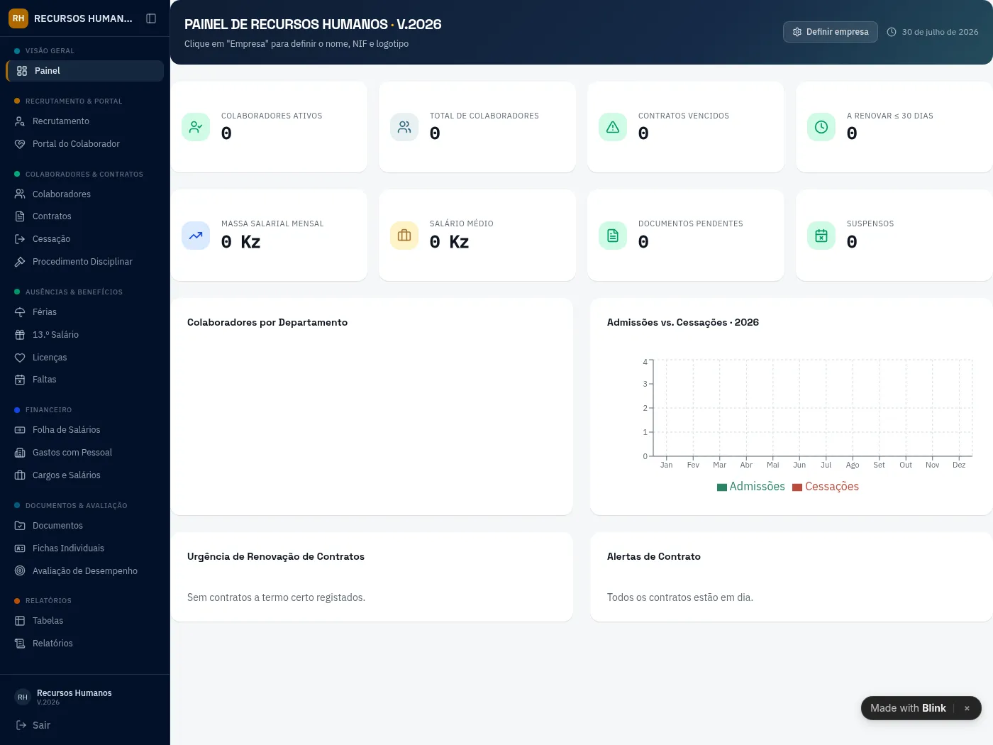 Painel Control App