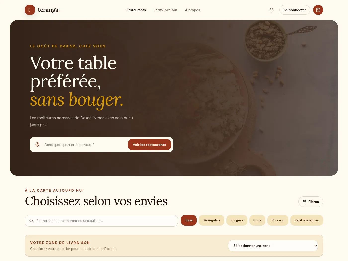 Dakar Eats Delivery App