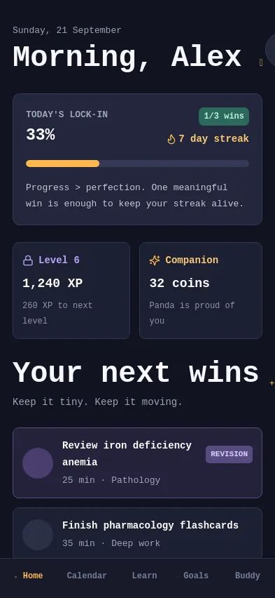 Lock In: AI Productivity App