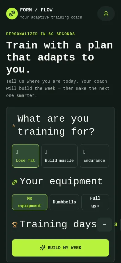 AI Workout Coach