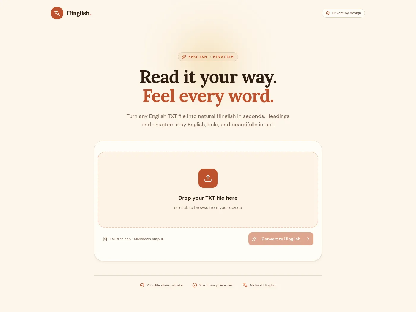 Hinglish Text Converter