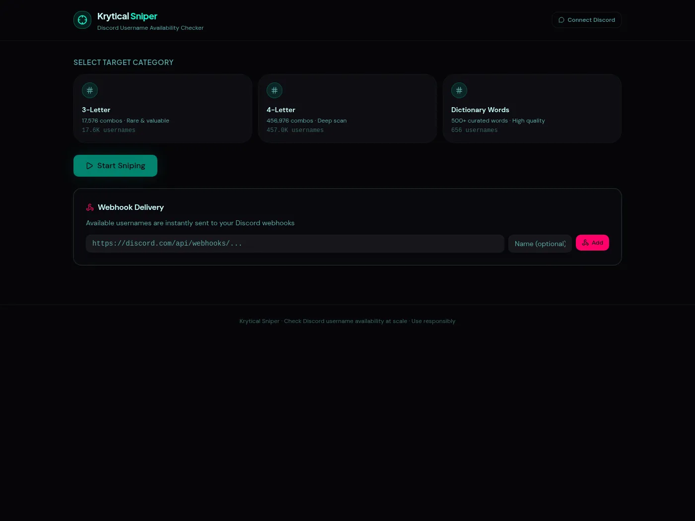 Discord Name Sniper