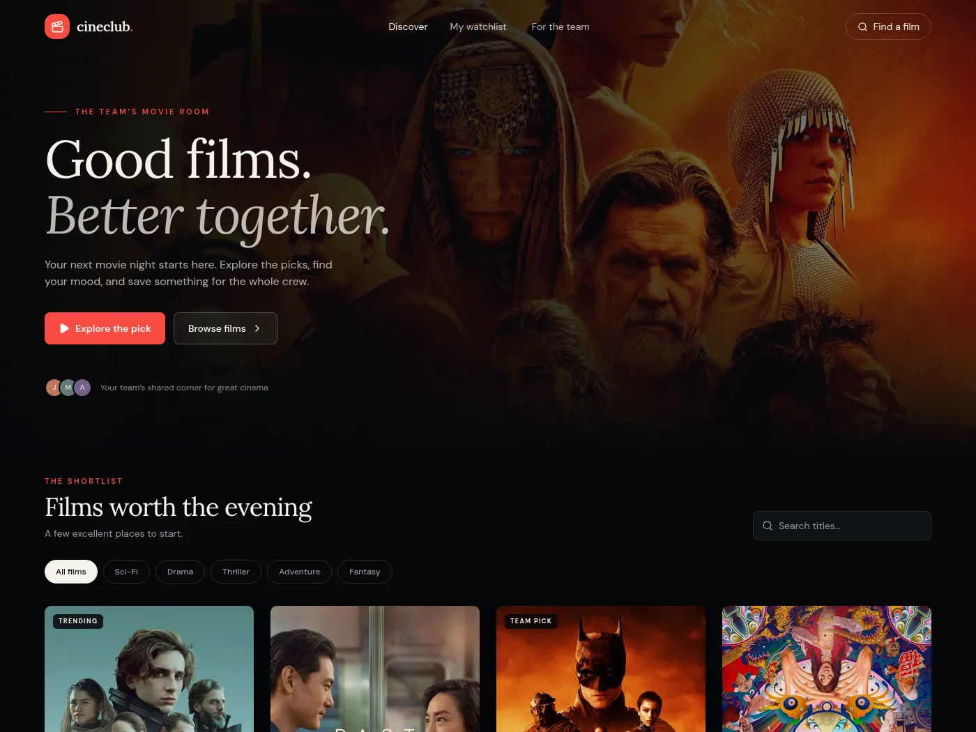 CineStream Discovery