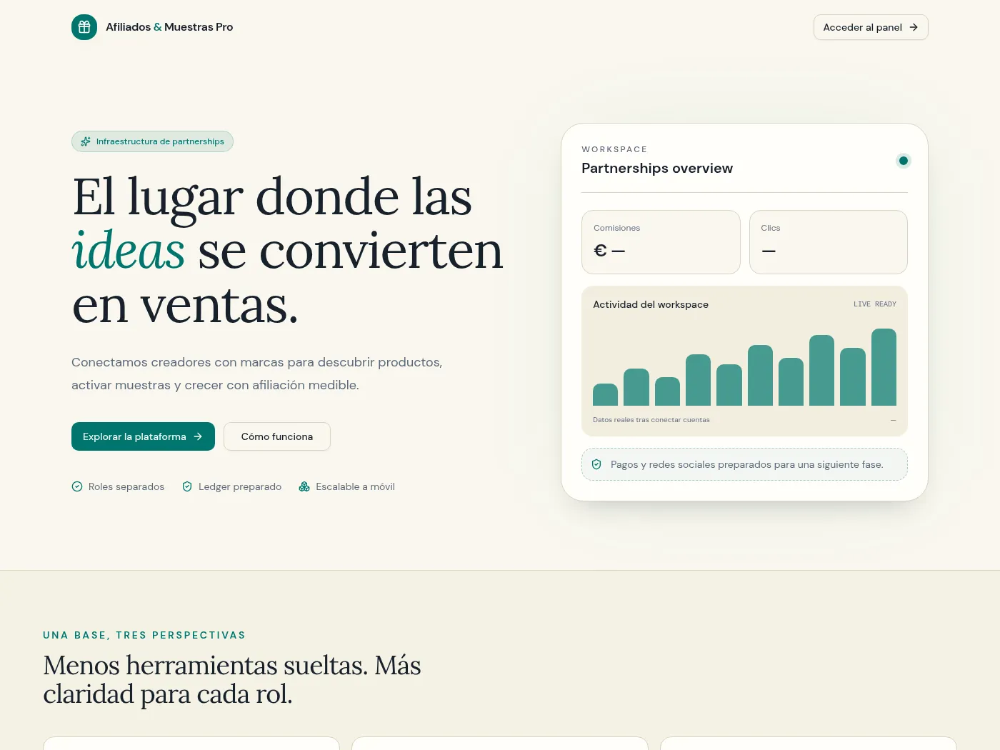 Afiliados & Muestras Pro