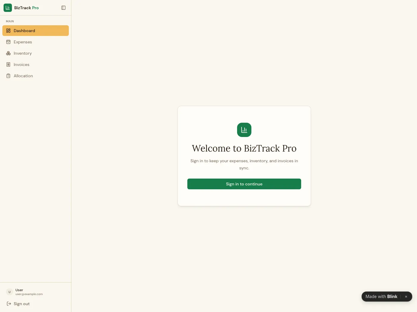 BizTrack Pro
