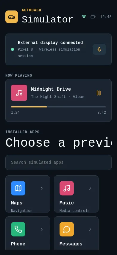 AutoDash Simulator