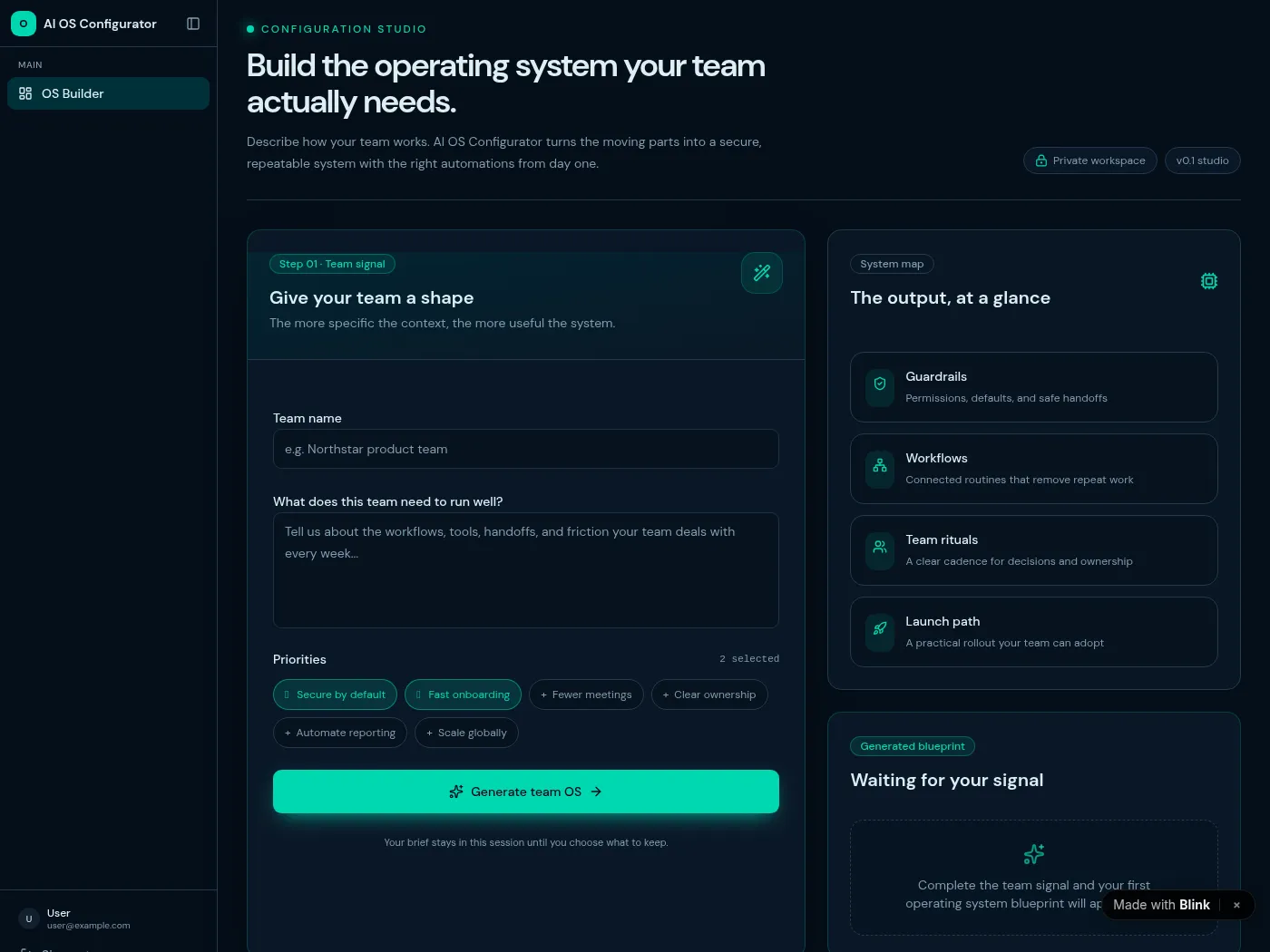 AI OS Configurator